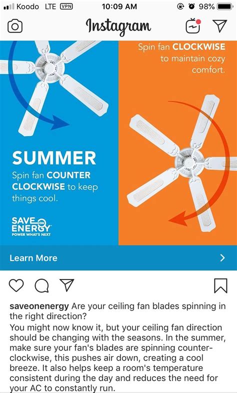 Faq Ceiling Fan Direction Summer Winter Artofit