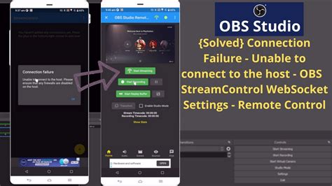 Solved Connection Failure Unable To Connect To The Host Obs
