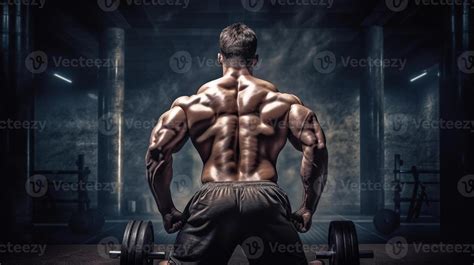 hermoso fuerte atlético hombres bombeo arriba músculos rutina de
