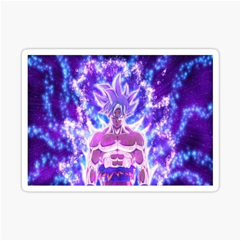Goku Ultra Instinct Sticker For Sale By Custom Arts Redbubble