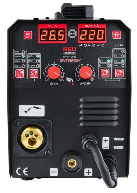 Spawarka Migomat MIG MAG MMA Lift TIG FLUX 220A Synergy Synergia IGBT