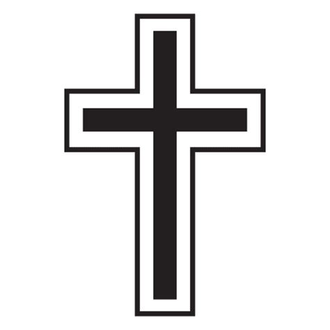 Diseño PNG Y SVG De Cristianismo Religión Cruz Para Camisetas