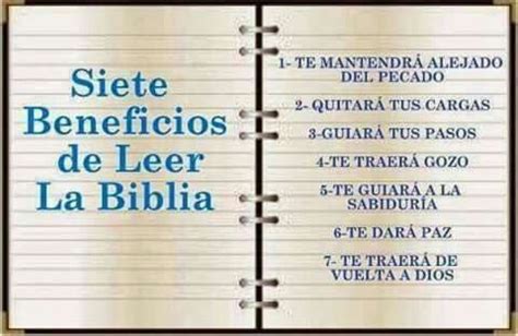 Beneficios De Leer La Biblia Beneficios De Leer Lee La Biblia Biblia