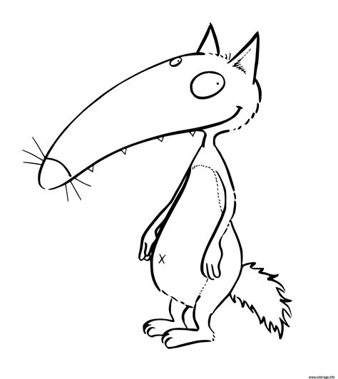 Coloriage Petit Loup Auzou JeColorie
