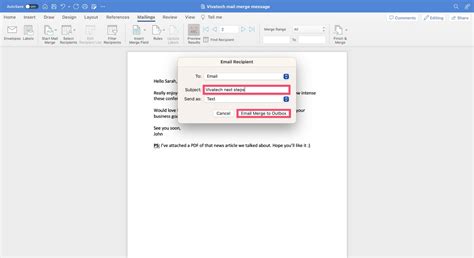 The Ultimate Guide To Mail Merge In Outlook