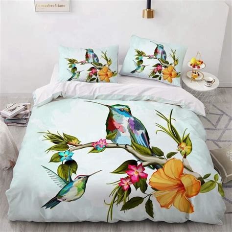 Parure De Lit Bohème Avec Housse De Couette Et Taies D Oreiller Motif