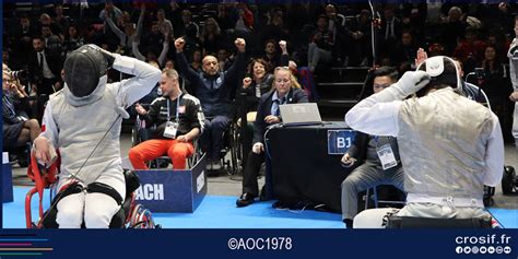 Championnats dEurope dEscrime Fauteuil 2024 CROS Île de France