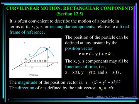 ppt curvilinear motion general and rectangular components powerpoint presentation id 6784626