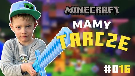 Gram z Tatą w Minecraft Survival Mamy tarcze zbroimy się Dzień 16