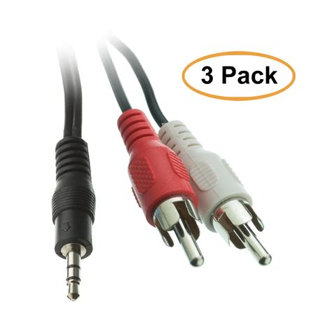 C E Mm Stereo To Rca Audio Cable Mm Stereo Male To Dual Rca Male