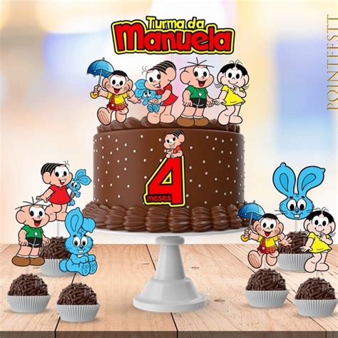 Topo 82 Imagem Topper De Bolo Turma Da Monica Br Thptnganamst Edu Vn