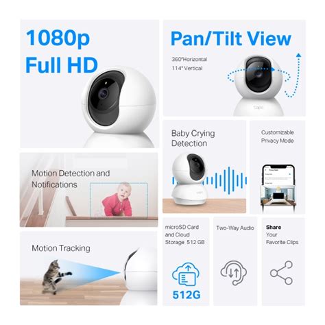 Tapo C200 Pan Tilt Home Security Wi Fi Camera Tapo