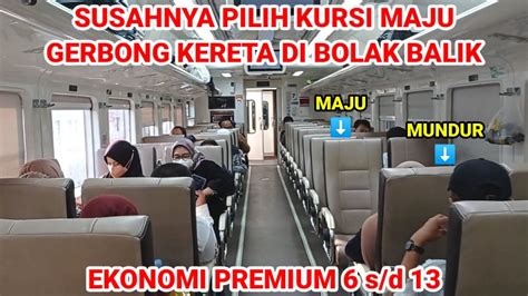 SUSAHNYA PILIH KURSI MAJU BUKTI GERBONG KERETA API DIBOLAK BALIK KERETA