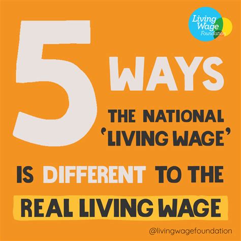 The Real Living Wage Vs The National Living Wage What S The Difference