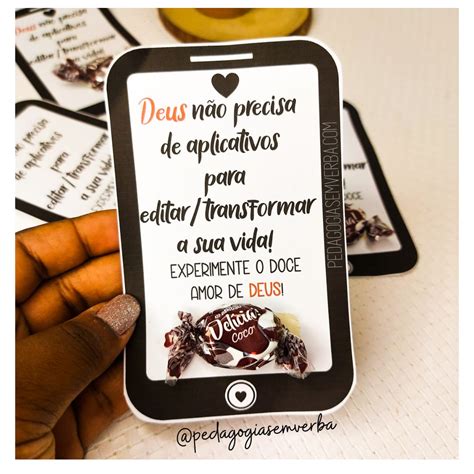 Lembrancinha Para Encontros Ou Evangeliza O Pedagogia Sem Verba