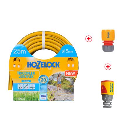 PACK Tuyau d arrosage de 25m diamètre 15mm Tricoflex ULTRAFLEX