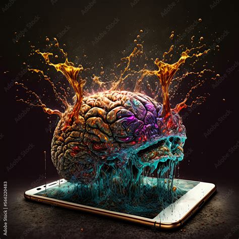 Enslaved By Thechnology Smartphone Controling Human Brain Mind