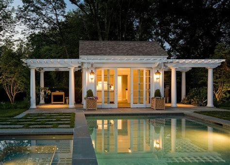41 Pool House Designs To Complete Your Dream Backyard Retreat