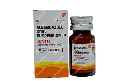 Zentel 400 Mg Suspension 10 Ml Uses Side Effects Dosage Price