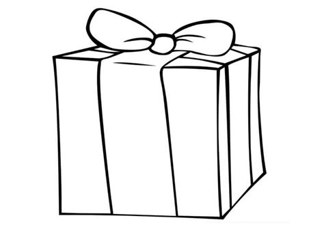 Caja De Regalo Impresionante Para Colorear Imprimir E Dibujar