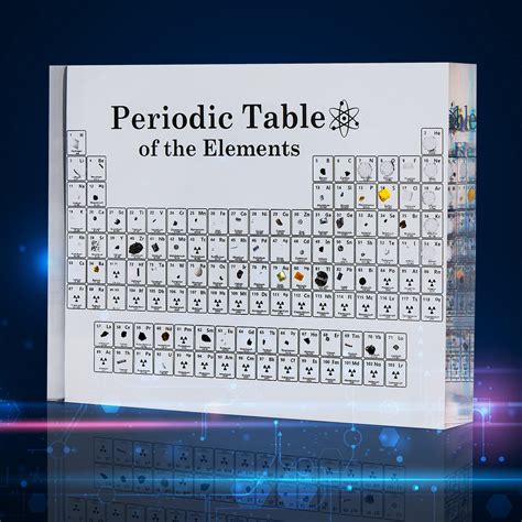 Buy Periodic Table Real Elements Inside Clear Acrylic Periodic Table