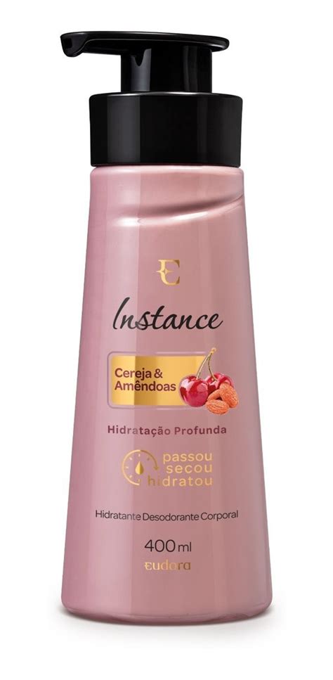 Hidratante Corporal Instance Eudora Cereja E Amêndoas 400ml