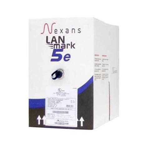 NEXANS BOBINA CABLE UTP CMX EXTERIOR CAT5E NEGRO DE 305 MTS Cableado