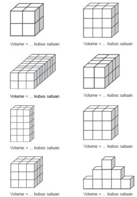 Soal Menentukan Volume Kubus Dan Balok Matematika SD Wolupedia NET