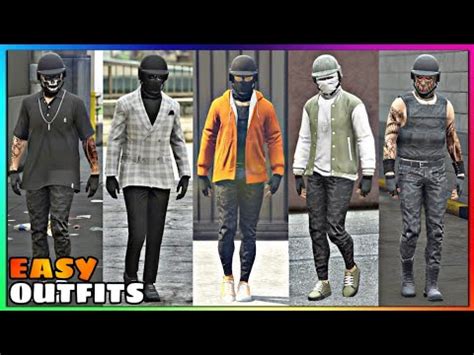 Top 5 Best Easy To Make Male Tryhard Outfits 47 GTA Online YouTube