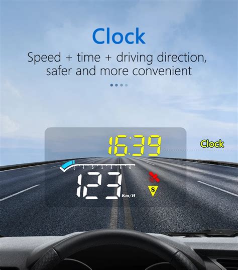 WiiYii M17 HUD pare brise avec affichage tête hautes OBD2s GPSs double