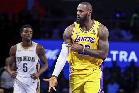 Lebron Marca Pontos O Lakers Derrota Os Pelicans E Chega Ao Final