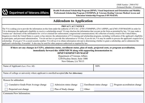 VA Form 10 0491A Printable Fillable In PDF VA Form