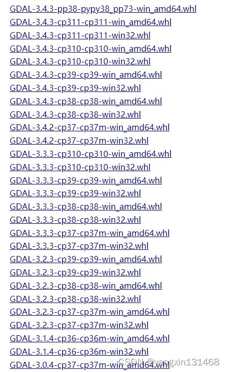 tensorflow 和python 安装gdal gdal 3 0 3 cp37 csdn博客
