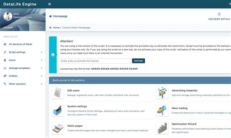 DataLife Engine V 16 0 Final Release DataLife Engine DLE A