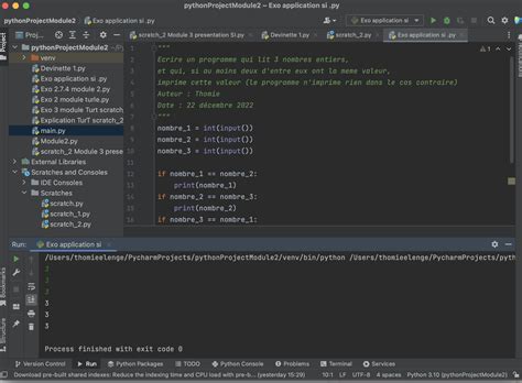 Ecrire Un Programme Python