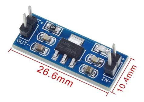 Módulo Regulador Tensão Ams1117 De 4 5v 7v Para 3 3v Arduino R 15 em