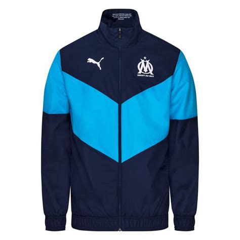 Marseille Jacke Pre Match Navy Blau Unisportstore At
