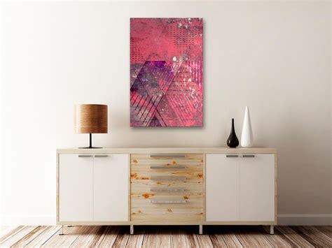 Artgeist Obraz Karmazynowa Abstrakcja 1 Częściowy Pionowy 80X120