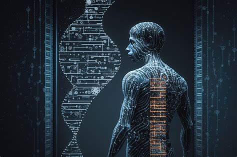 premium ai image genetic programmer testing various solutions to complex problem using genetic