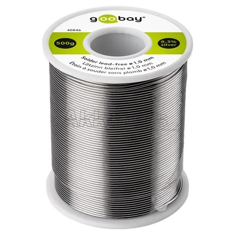 goobay Lötzinn bleifrei ø 1 0 mm 500 g AkkuPlus GmbH Co KG