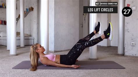 10 MIN SIXPACK WORKOUT Lets Train Together No Equipment I Pamela Reif
