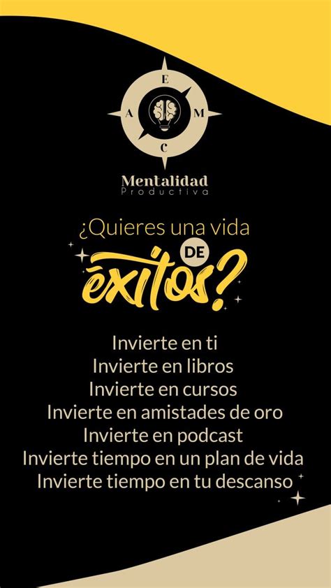 Quieres una vida de éxitos