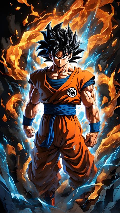 Goku Illustration Goku Wallpaper Dragon Ball Z Iphone Wallpaper