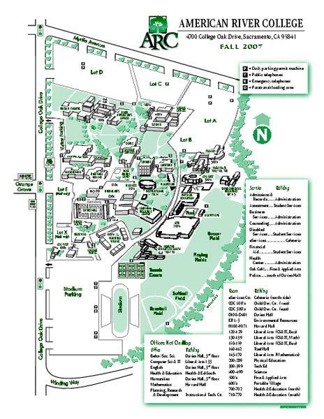 American River College Campus Map Verjaardag Vrouw 2020