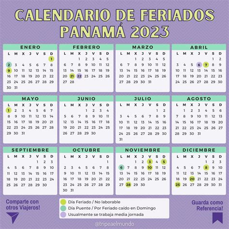 Calendario Con Dias Festivos Panama Imagesee Images And Photos