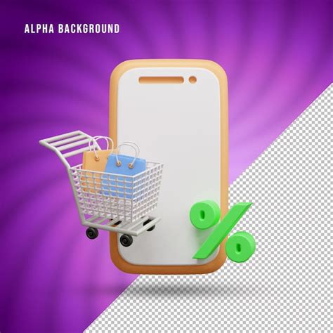 Premium Psd Online Shopping D Icon Illustration Or D Online