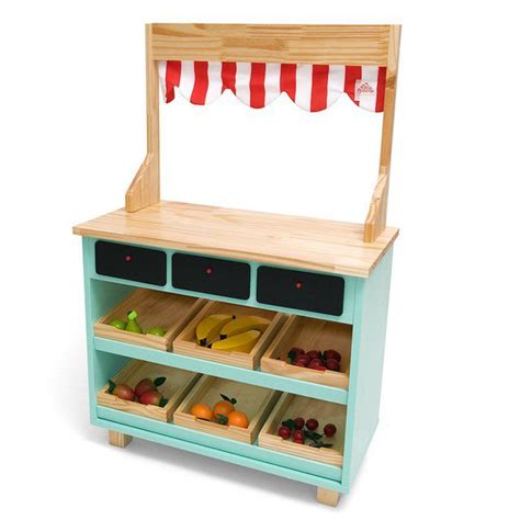 Mini Mercado em Madeira Ateliê Materno Brinquedos e Artigos