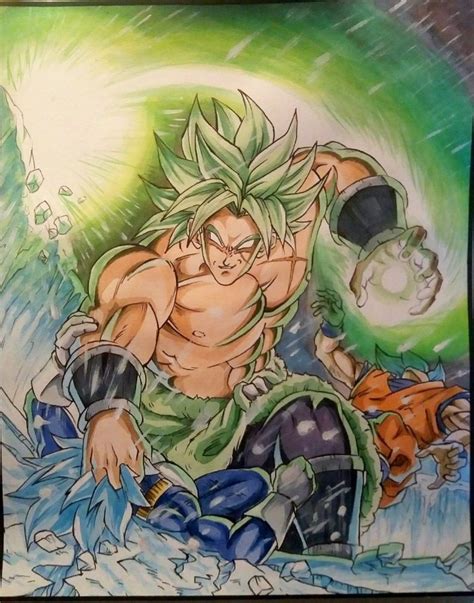 Vegueta Y Goku Vs Broly Dragon Ball Super Dragon Ball Goku Naruto