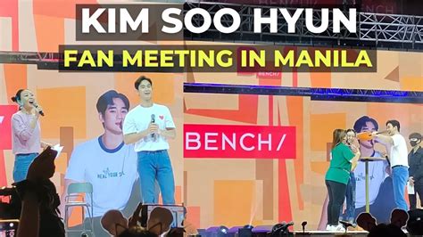 Kim Soo Hyun BENCH Fan Meeting In Manila Philippines JUNE 10 2022