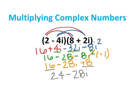 complex numbers simplify add subtract multiply math algebra showme